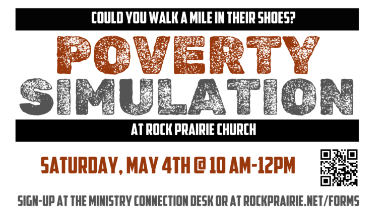 Poverty Simulation - Rock Prairie Church
